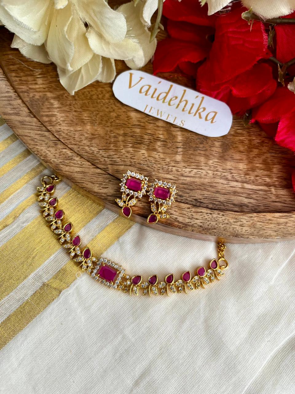 Ruby Empress Necklace-VJRE02 – VAIDEHIKA COLLECTIONS