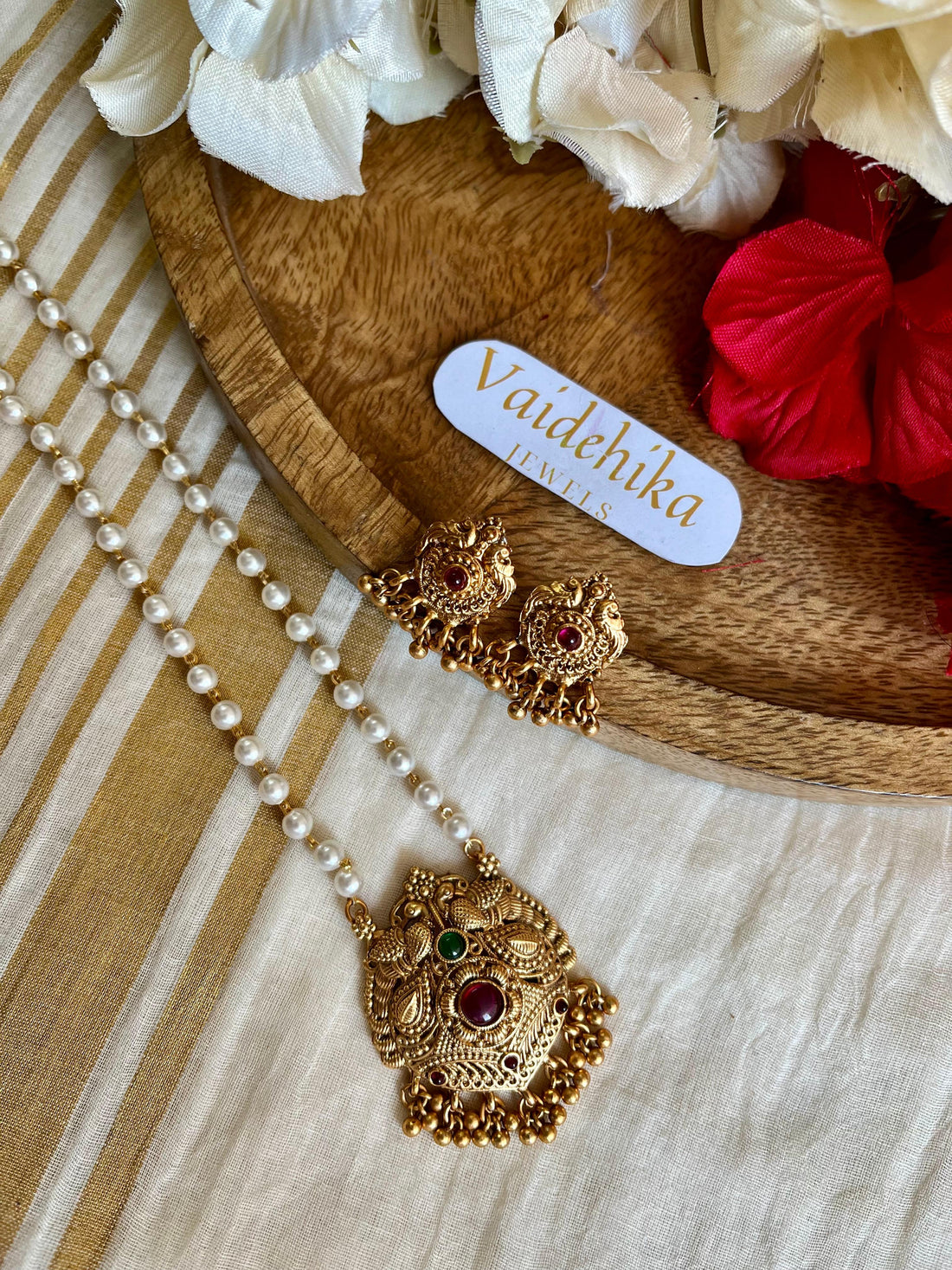 Stone Pearl Haaram-VJSP02 – VAIDEHIKA COLLECTIONS